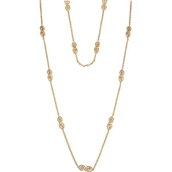 RETRO CHIC Eternal Spiral Chain Necklace