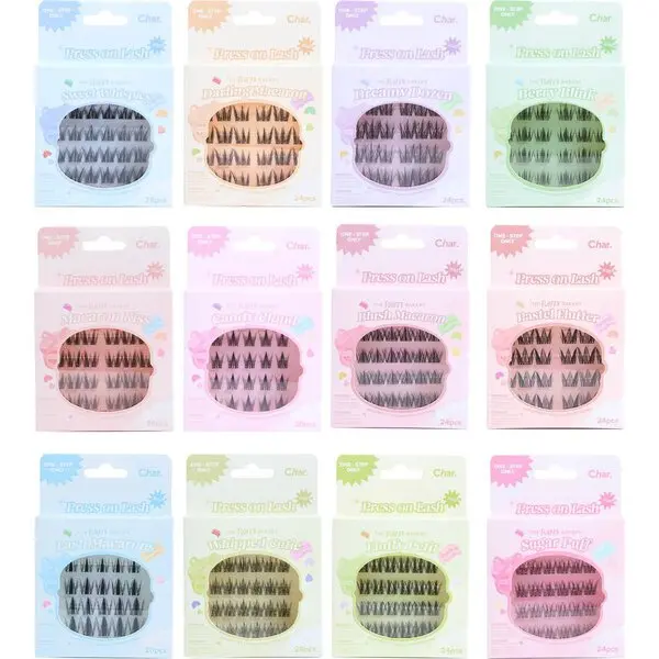 CHAR COSMETICS Fluffy Bakery Collection Pre-glued 24-hour Wear Lashes