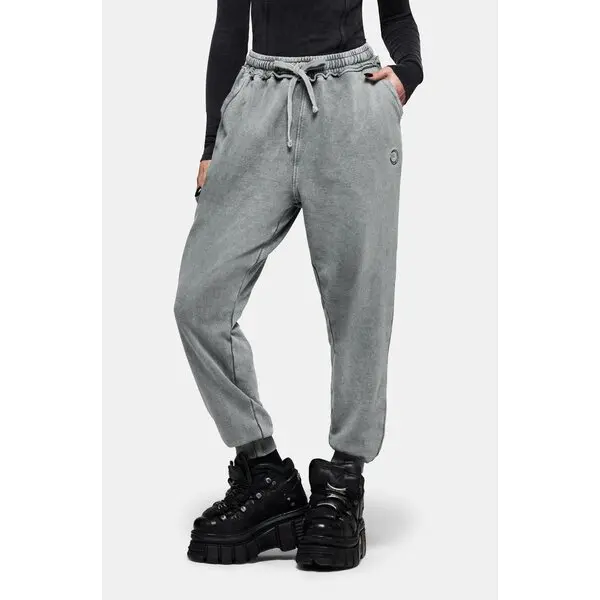DISTURBIA Sylph Dove Embroidered Cuffed Jogger