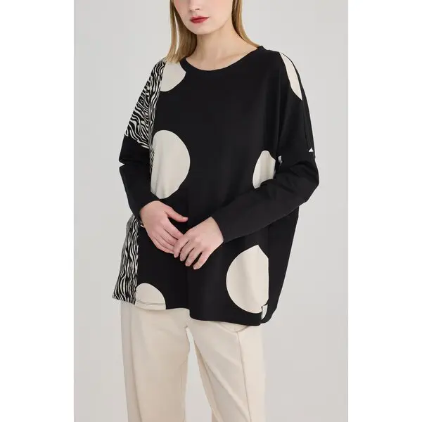 LUUKAA Saga Mixed Printed Top