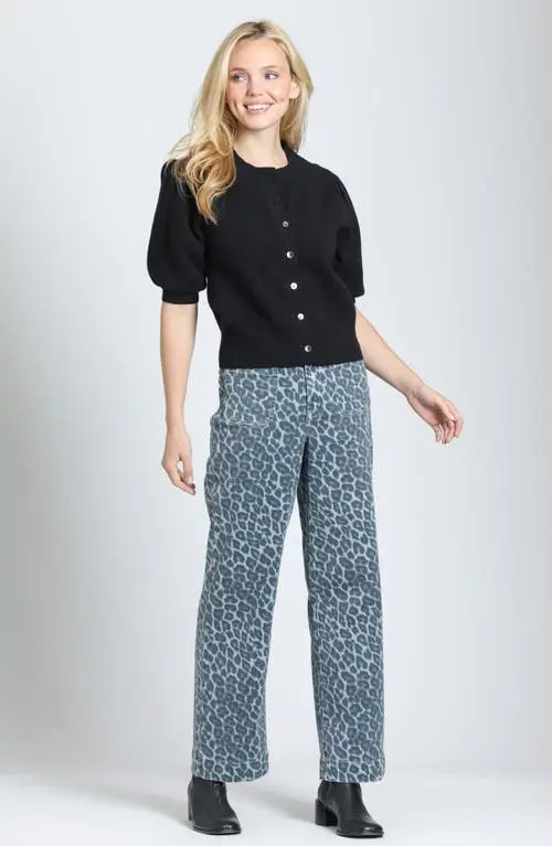 APNY Puff Sleeve Cardigan