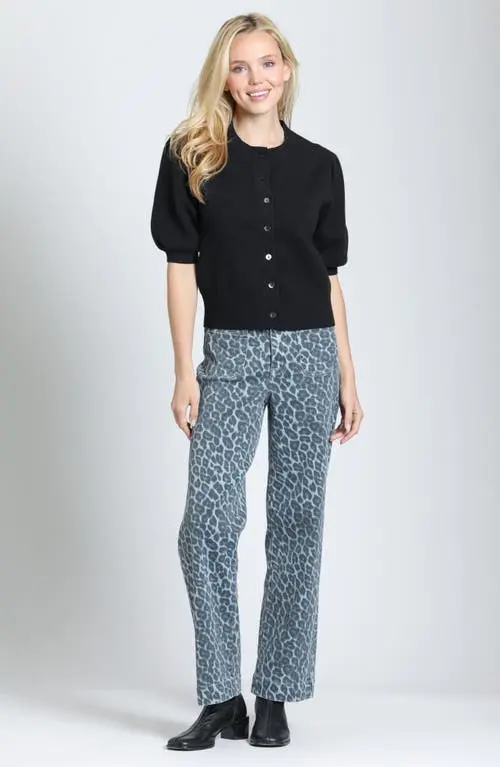 APNY Puff Sleeve Cardigan