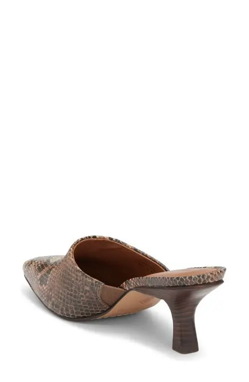 DONALD PLINER Fannie Leather Heeled Mule