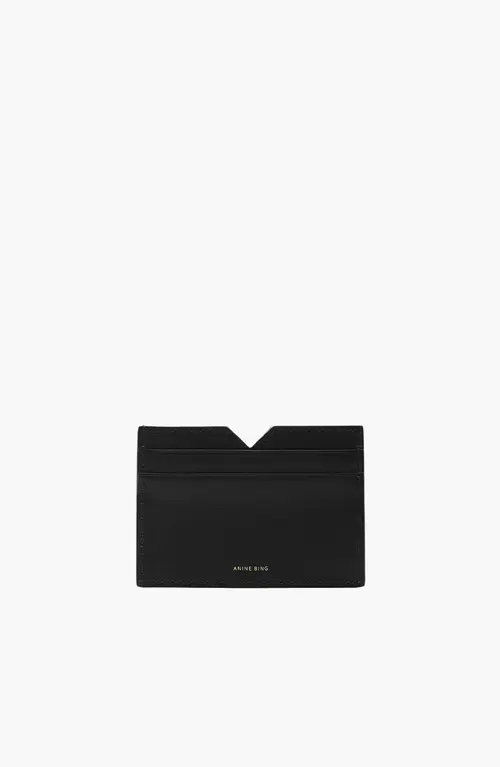 ANINE BING Calli Card Holder - Black