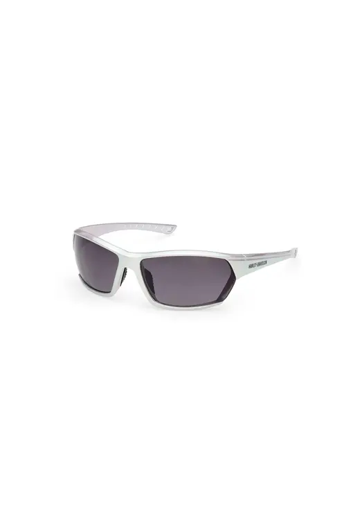 HARLEY-DAVIDSON Semi Rimless Wraparound Sport Sunglasses - Grey/gradient Smoke