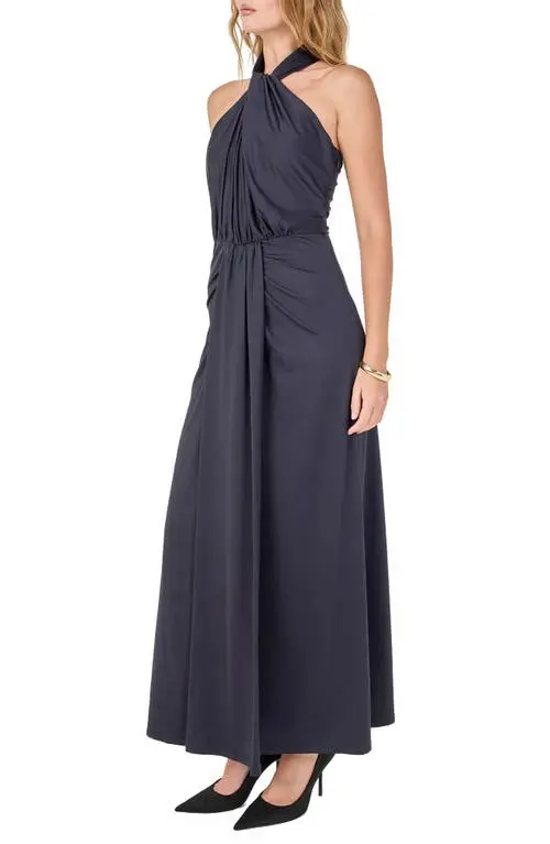 Endless Rose Draped Halter Maxi Dress