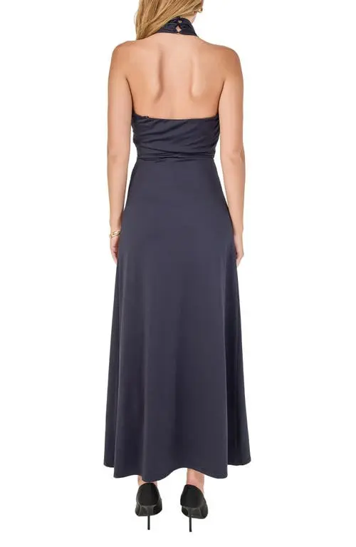 Endless Rose Draped Halter Maxi Dress