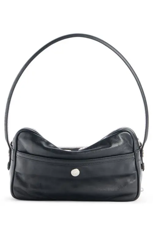 Acne Studios Camero Party Leather Shoulder Bag - Black