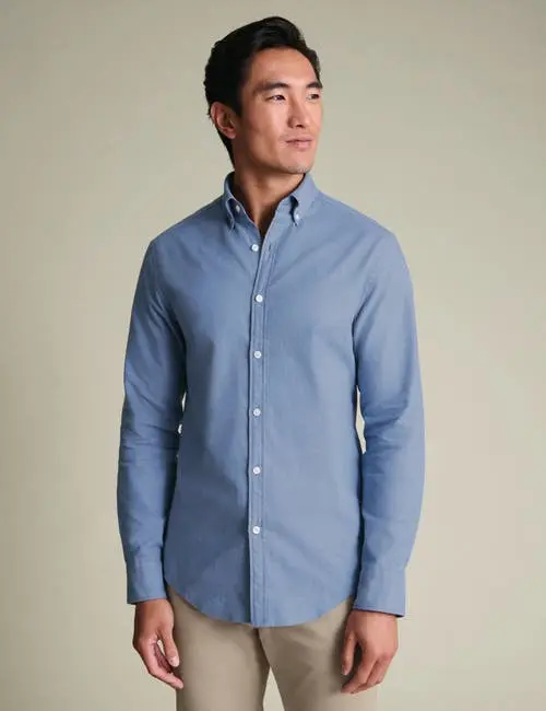 CHARLES TYRWHITT Brushed Flannel Shirt