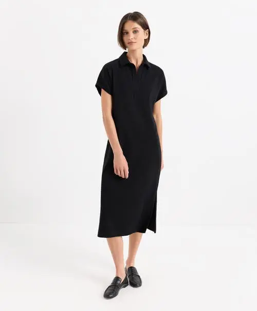 PACT Organic Cotton Roam Go Anywhere Dress - Black