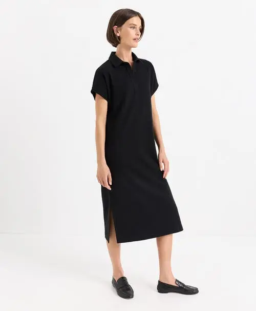 PACT Organic Cotton Roam Go Anywhere Dress - Black