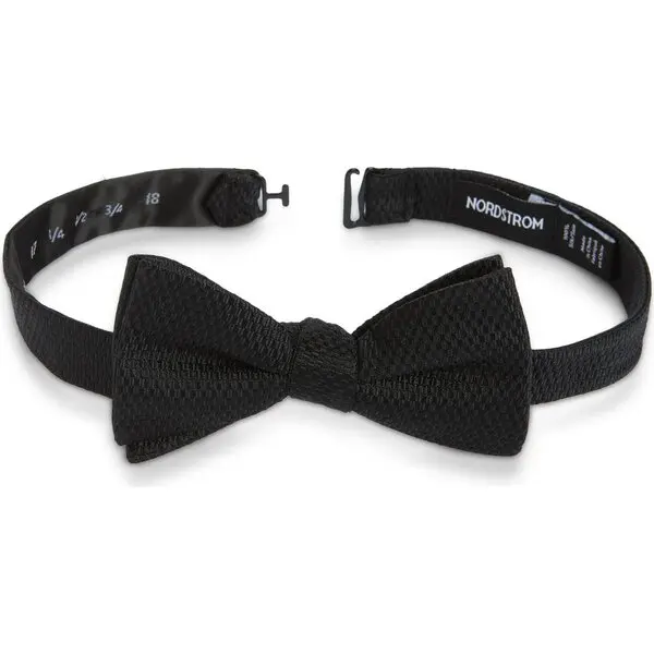 Nordstrom Silk Bow Tie - Black