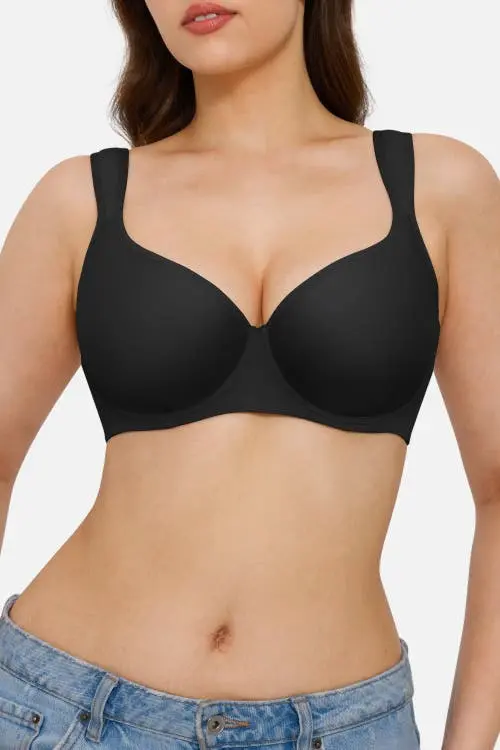 POPILUSH Full Figure Beauty Back Smoothing Minimizer Bra - Jet