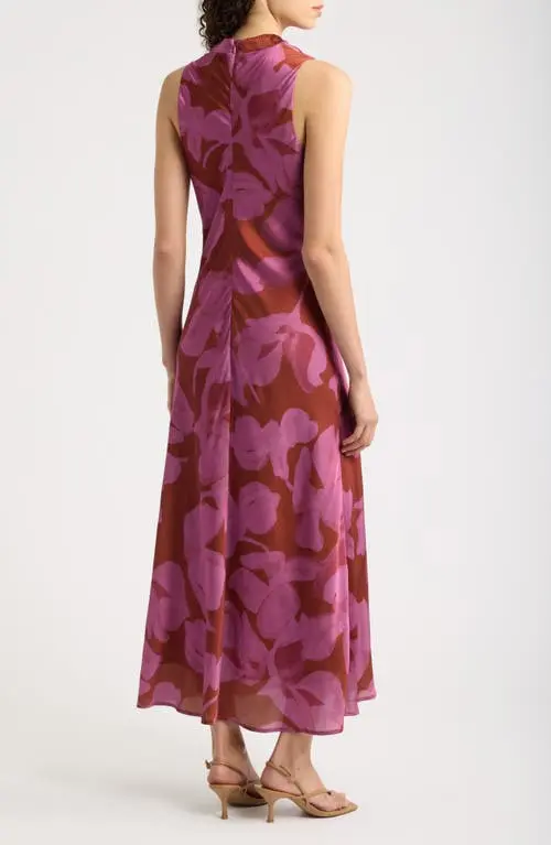 Sam Edelman Floral Cowl Neck Maxi Dress