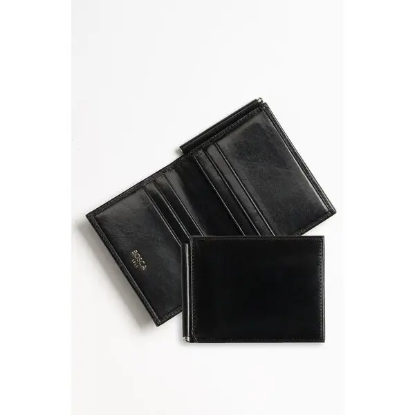 Bosca Old Leather Money Clip Wallet