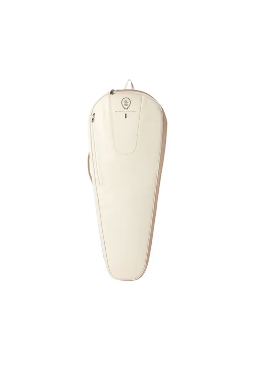 Brunello Cucinelli Grained Leather Tennis Racket Cover