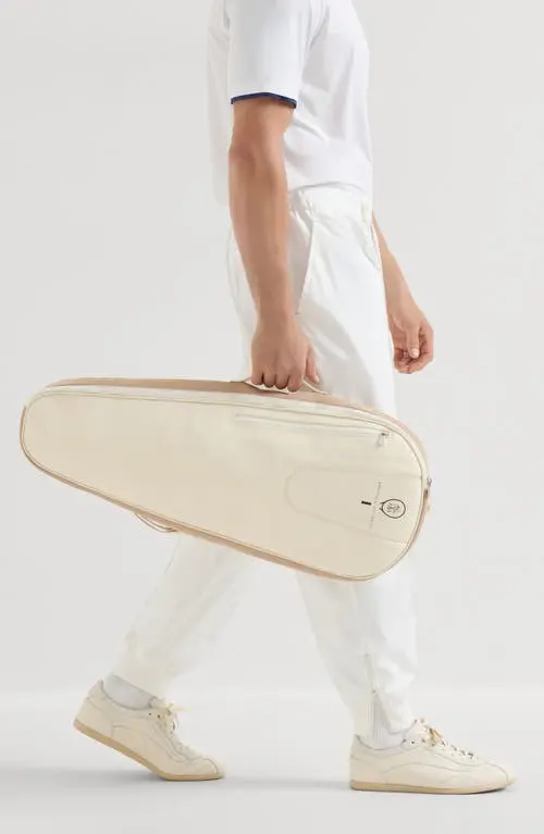 Brunello Cucinelli Grained Leather Tennis Racket Cover