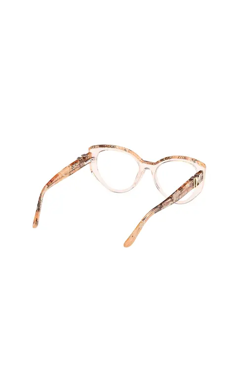 MARCIANO Engraved Temple Cat Eye Eyeglasses