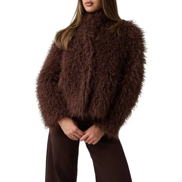 Guess Simona Faux Fur Jacket