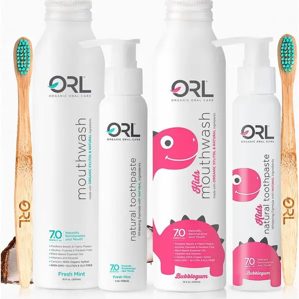 ORL LABS Natural Family Oral Care Bundle