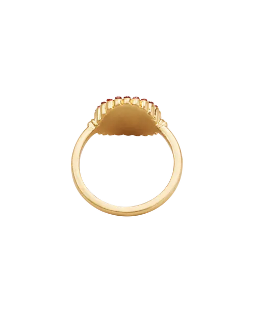 FABLE ENGLAND Eve Floral Ring