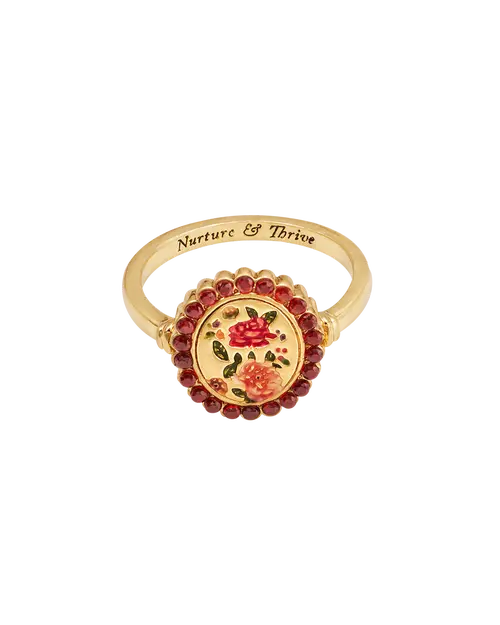 FABLE ENGLAND Eve Floral Ring