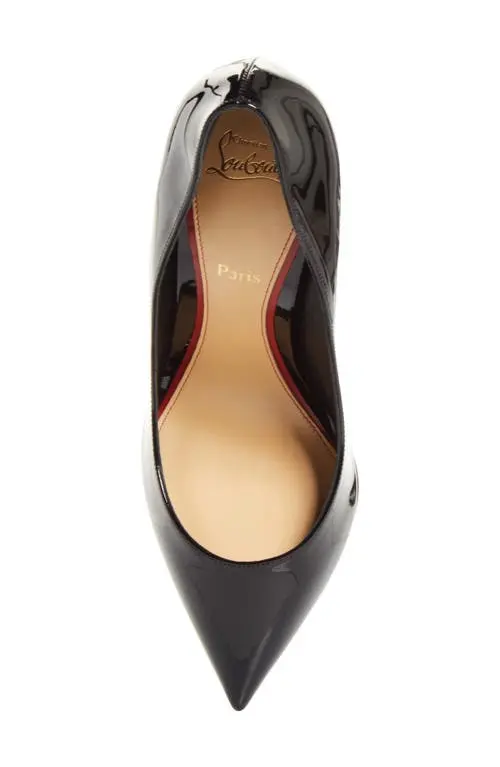 CHRISTIAN LOUBOUTIN Pigalle Pointed Toe Pump - B439 Black/black
