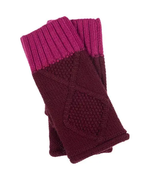 Echo Modernist Block Handwarmers - Dahlia