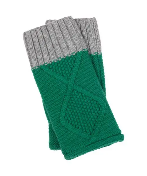 Echo Modernist Block Handwarmers - Emerald