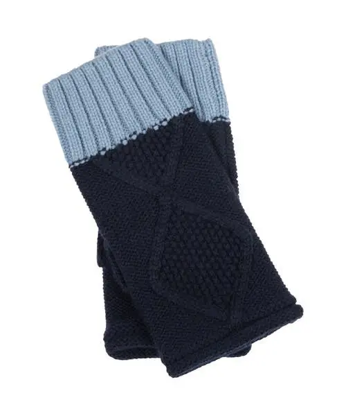 Echo Modernist Block Handwarmers - Navy