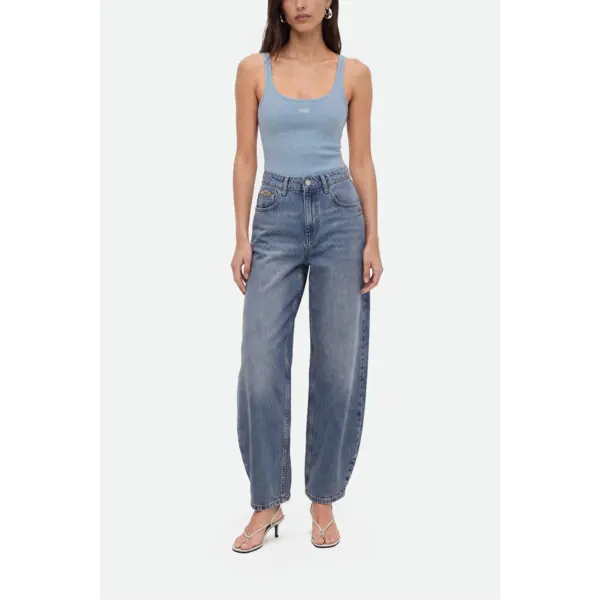 NOCTURNE Balloon Leg Jeans - White