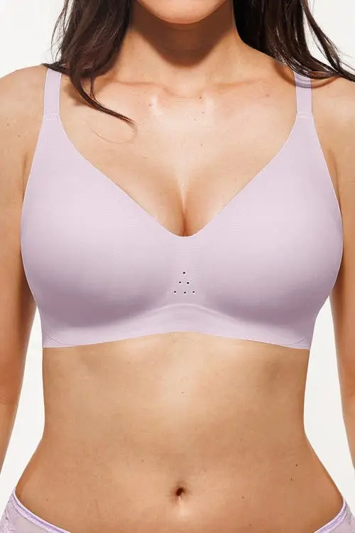 POPILUSH Seamless Airy Comfort Jelly Bra - Violet