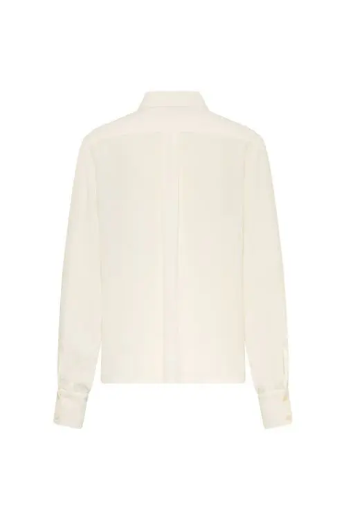 MAISON COMMON Long Sleeve Blouse With Bow Detail