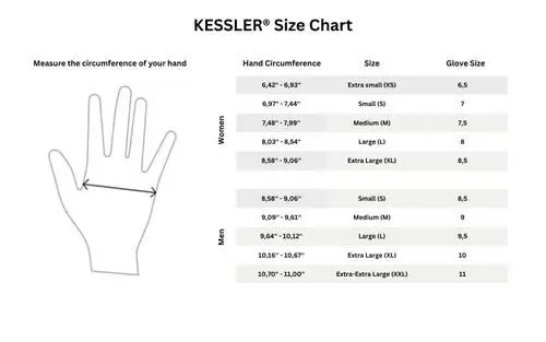 KESSLER Leather Gloves With Knitted Cuff And Touch Function