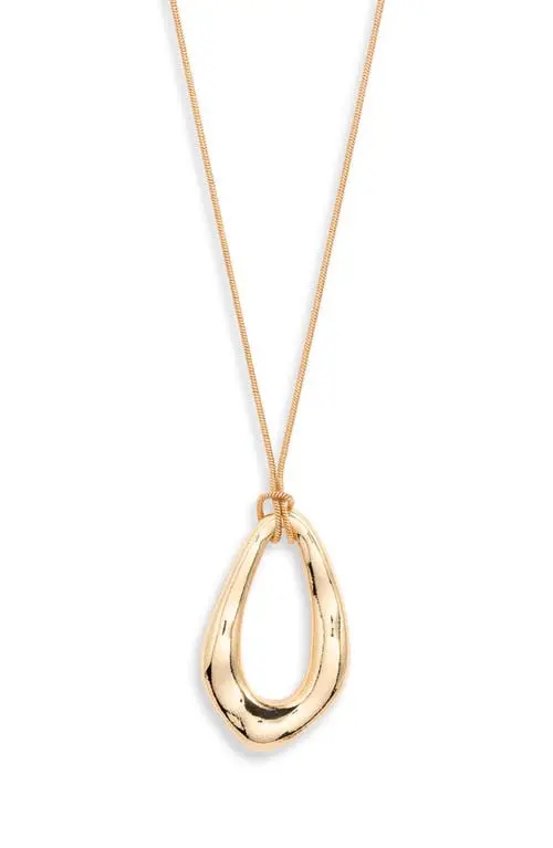 Nordstrom Free Form Pendant Necklace - Gold