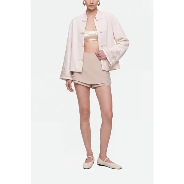 NOCTURNE Embroidery Detail Oversized Jacket