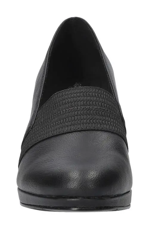 EASY WORKS BY EASY STREET Donya Faux Leather Pump - Black