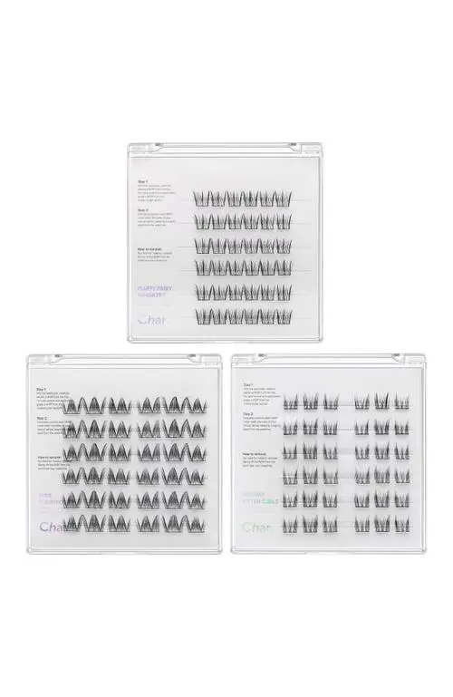 CHAR COSMETICS Purrfectly Pixie Paws Collection Pre-glued 24-hour Wear Lashes