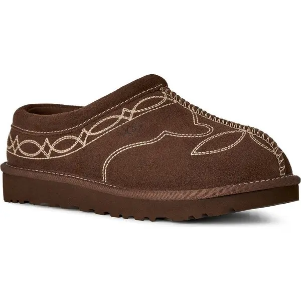 UGG Tasman Western Slipper - Burnt Cedar