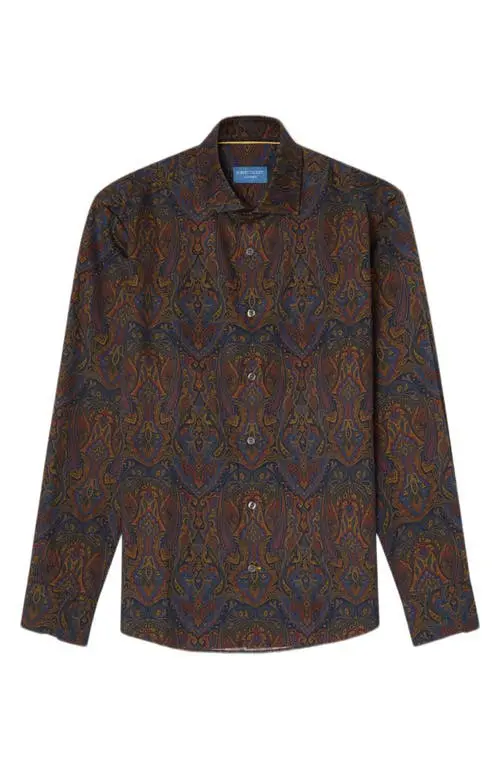 Robert Talbott Reynolds Printed Shirt - Blue Multi