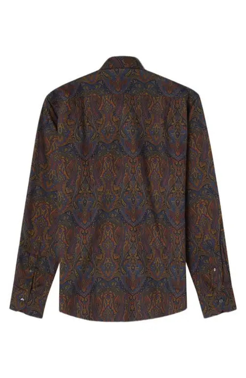 Robert Talbott Reynolds Printed Shirt - Blue Multi