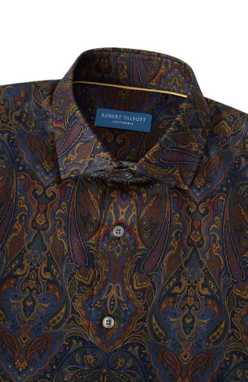 Robert Talbott Reynolds Printed Shirt - Blue Multi