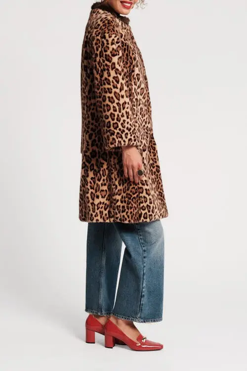FRANCES VALENTINE Dame Coat Leopard