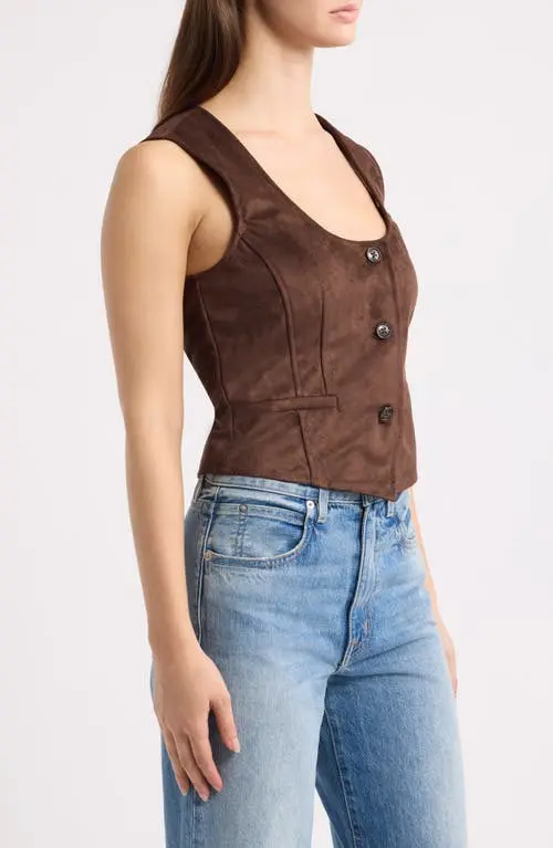 Steve Madden Fontana Button-up Vest