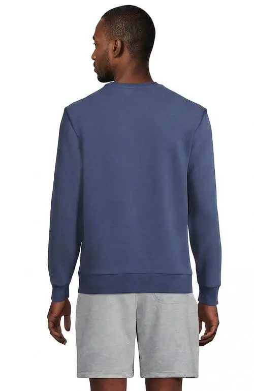 LANDS' END Long Sleeve Serious Sweats Crew Sweatshirt