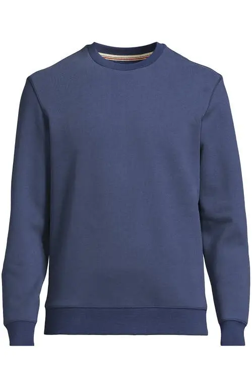 LANDS' END Long Sleeve Serious Sweats Crew Sweatshirt
