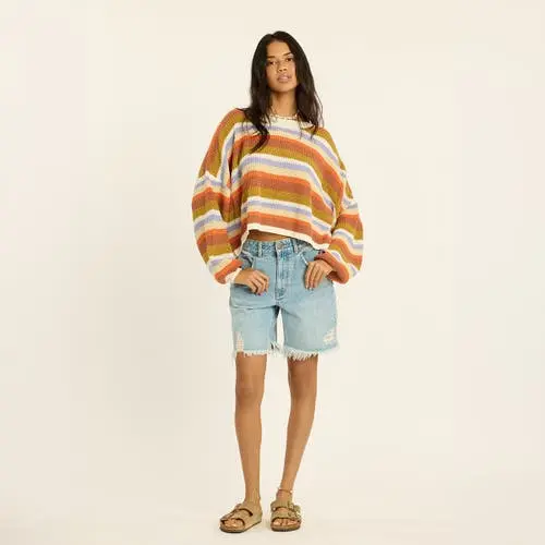 SISSTR REVOLUTION Keepin It Coastal Crew Sweater