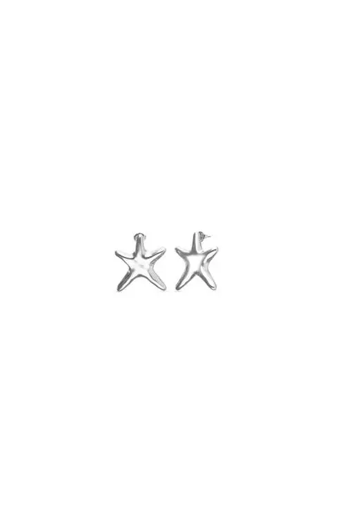 UNODE50 Medium -tone Star Earrings