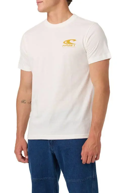 O'Neill Monserta Classic Cotton Graphic T-shirt - Tofu