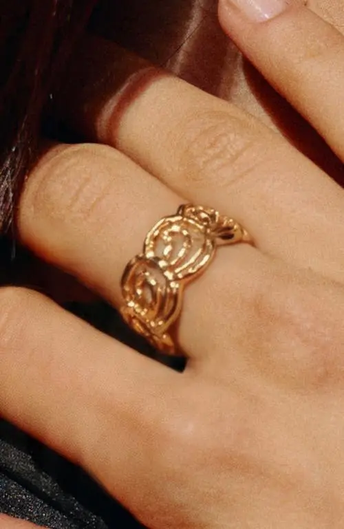 RETRO CHIC Mono Spiral Small Ring